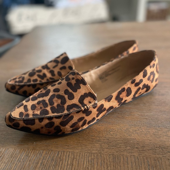 a new day | Shoes | Womens Leopard Print Pointy Toe Loafers Size 1 Like ...